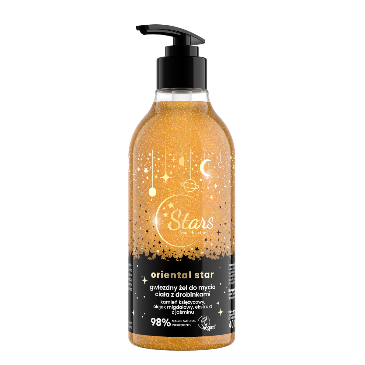 Stars Oriental Star Body Wash Gel with Particles Glitter - Roxie Cosmetics